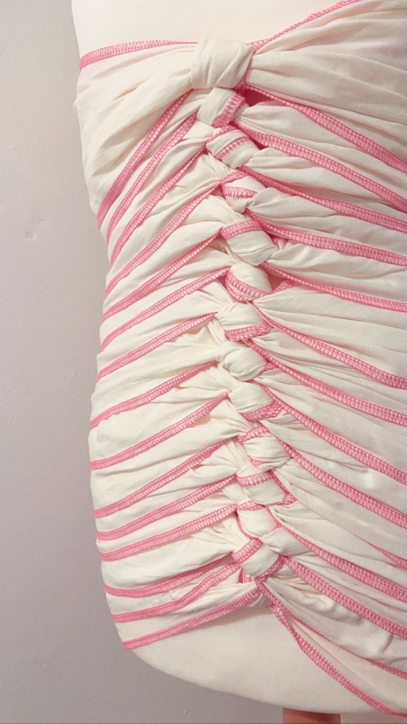 Natural Belly Bind With Pink Finished Edges - *UK Seller* - Etsy