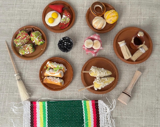 Miniature Mexican Food.day of the Dead,mini Ofrendas,mini Food,ofrenda ...