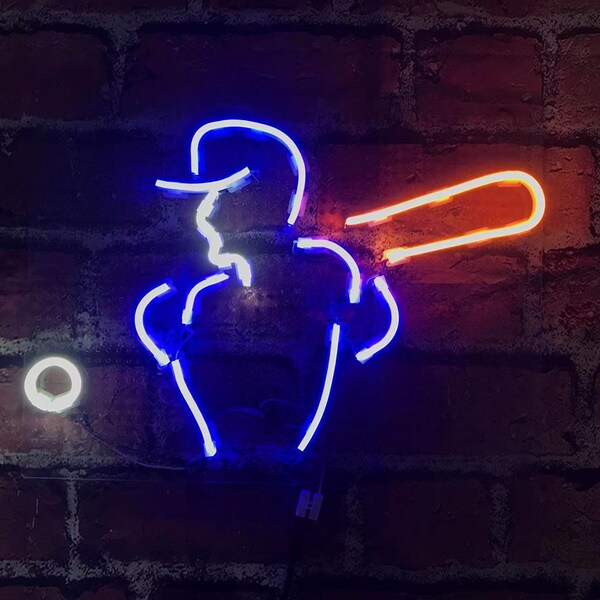 Baseball Neon Signs - Etsy