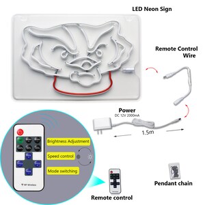 Badgers Neon Sign for March Madness Wall Decoration, Room Decoration ...