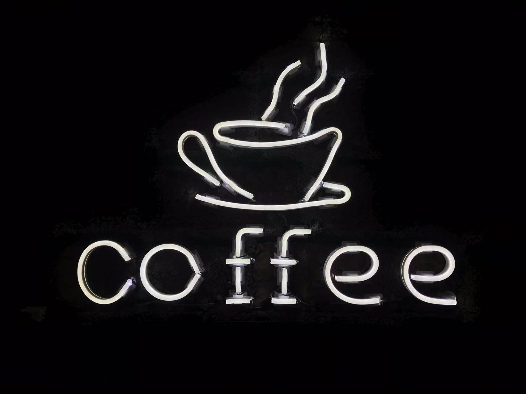 Coffee Neon Signled Coffee Cup Shaped Sign Lights for Wall - Etsy