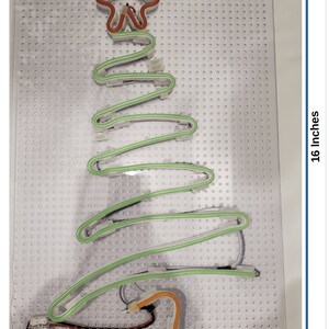 Christmas Themed Christmas Tree LED Neon Light - Etsy