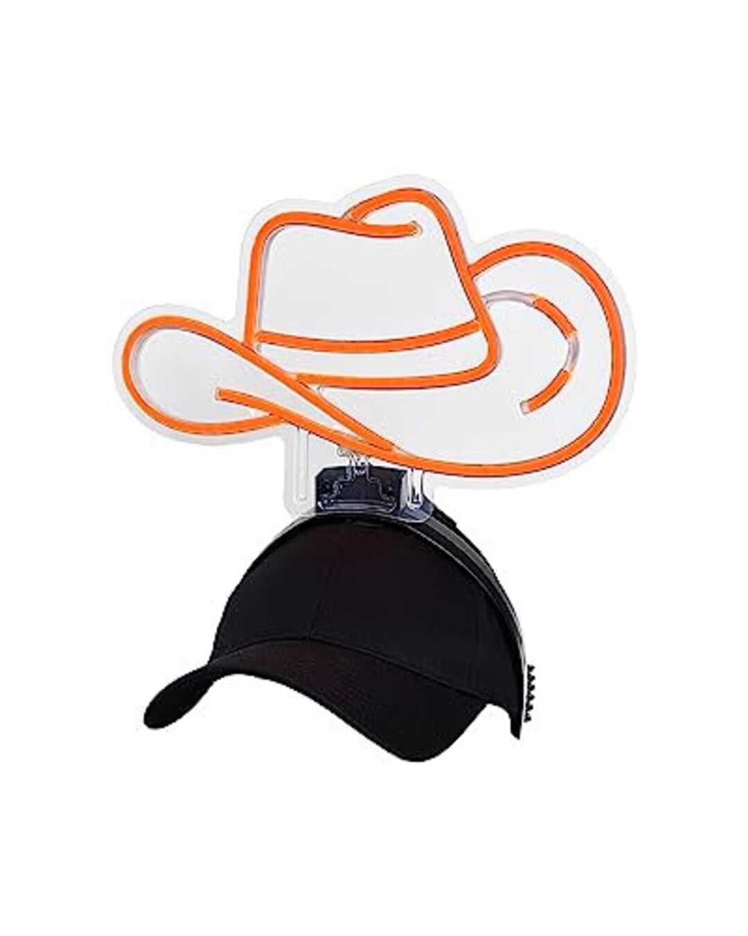 Wearable Cowboy Hat Neon Sign Cap for Halloween Night - Etsy