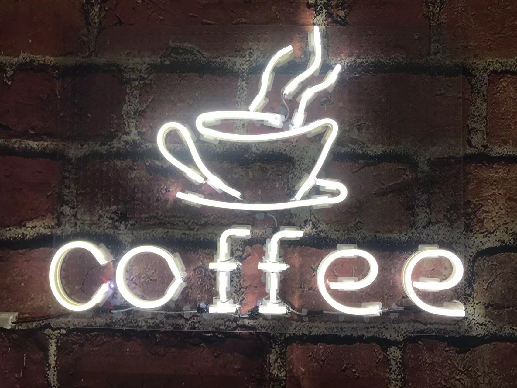 Coffee Neon Signled Coffee Cup Shaped Sign Lights for Wall - Etsy