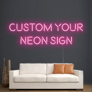 Custom Neon Sign - Etsy