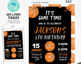 Michael Jordan Birthday Invitations - Etsy UK