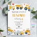 Construction Invitation, Construction Invites, Instant Download ...