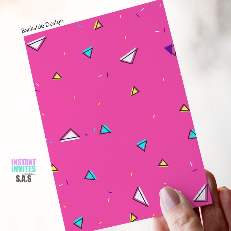 90s Invitation 90s Invites Instant Download 90s Invitations - Etsy