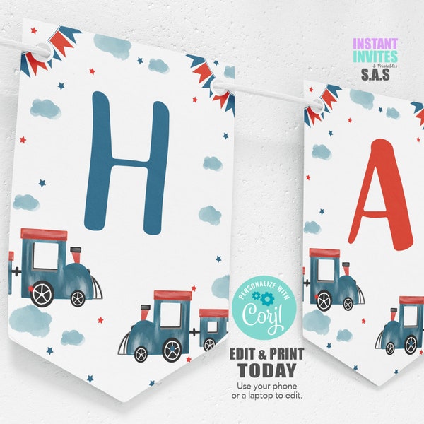 Train Banner - Etsy