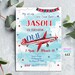 Airplane Invitation, Airplane Invites, Instant Download Airplane ...