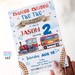 Train Invitation, Train Invites, Instant Download Train Invitations ...