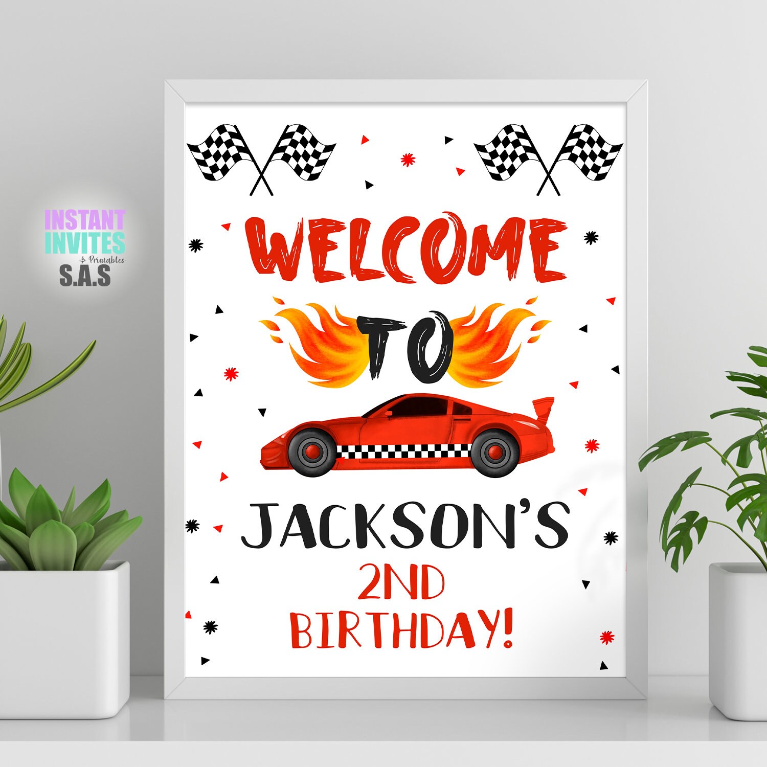 Racing Welcome Sign Racing Birthday Sign Racing703 - Etsy