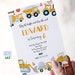 Construction Invitation, Construction Invites, Instant Download ...