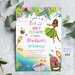Hawaiian Invitation, Hawaiian Luau Invite, Instant Download Hawaiian ...