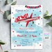 Airplane Invitation, Airplane Invites, Instant Download Airplane ...