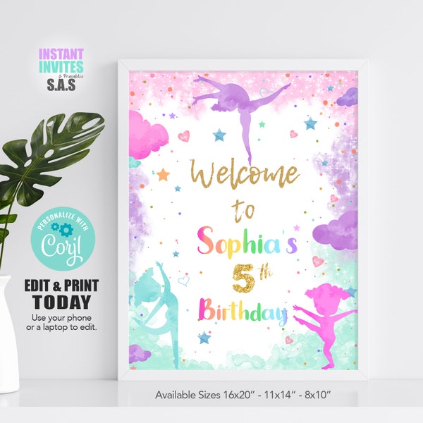 Gymnastics Sign - Etsy