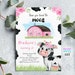 Cow Invitation, Cow Invites, Instant Download Cow Invitations, Cow702 ...