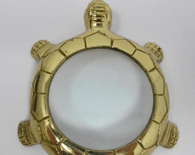 Brass Turtle Desktop Magnifying Glass - Etsy