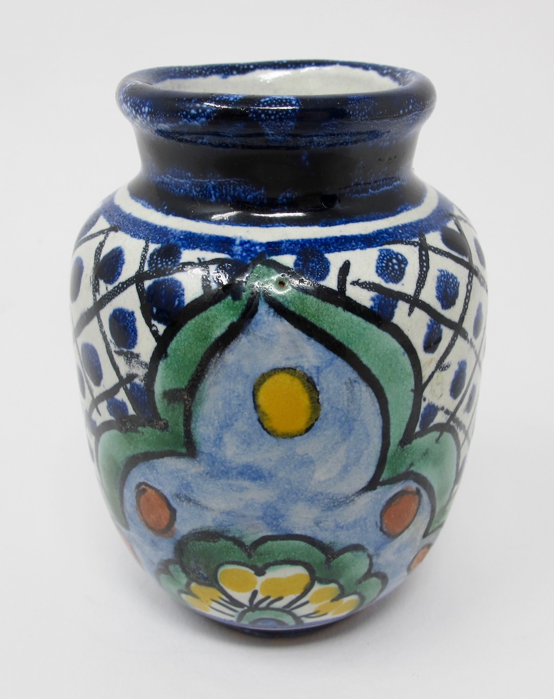 4" Talavera Pottery Vase From Mexico - Etsy