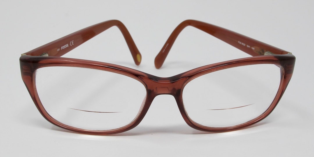 Fossil Red Rectangle Eyeglasses Frames Model 6022 - Etsy