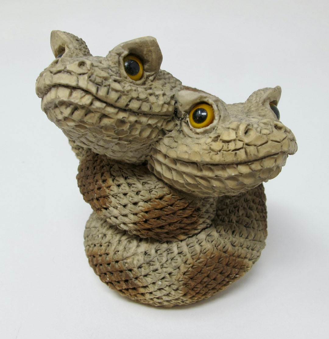 Stone Critters Sidewinder Rattlesnake Hatchlings Figurine - Etsy