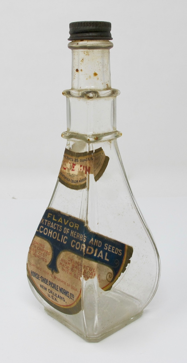 Early 1900s New Orleans Horse-shoe Pickle Works Cordial Bottle - Etsy