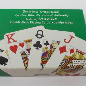 Hallmark Shoebox Greetings Double-deck Playing Cards Featuring Maxine ...