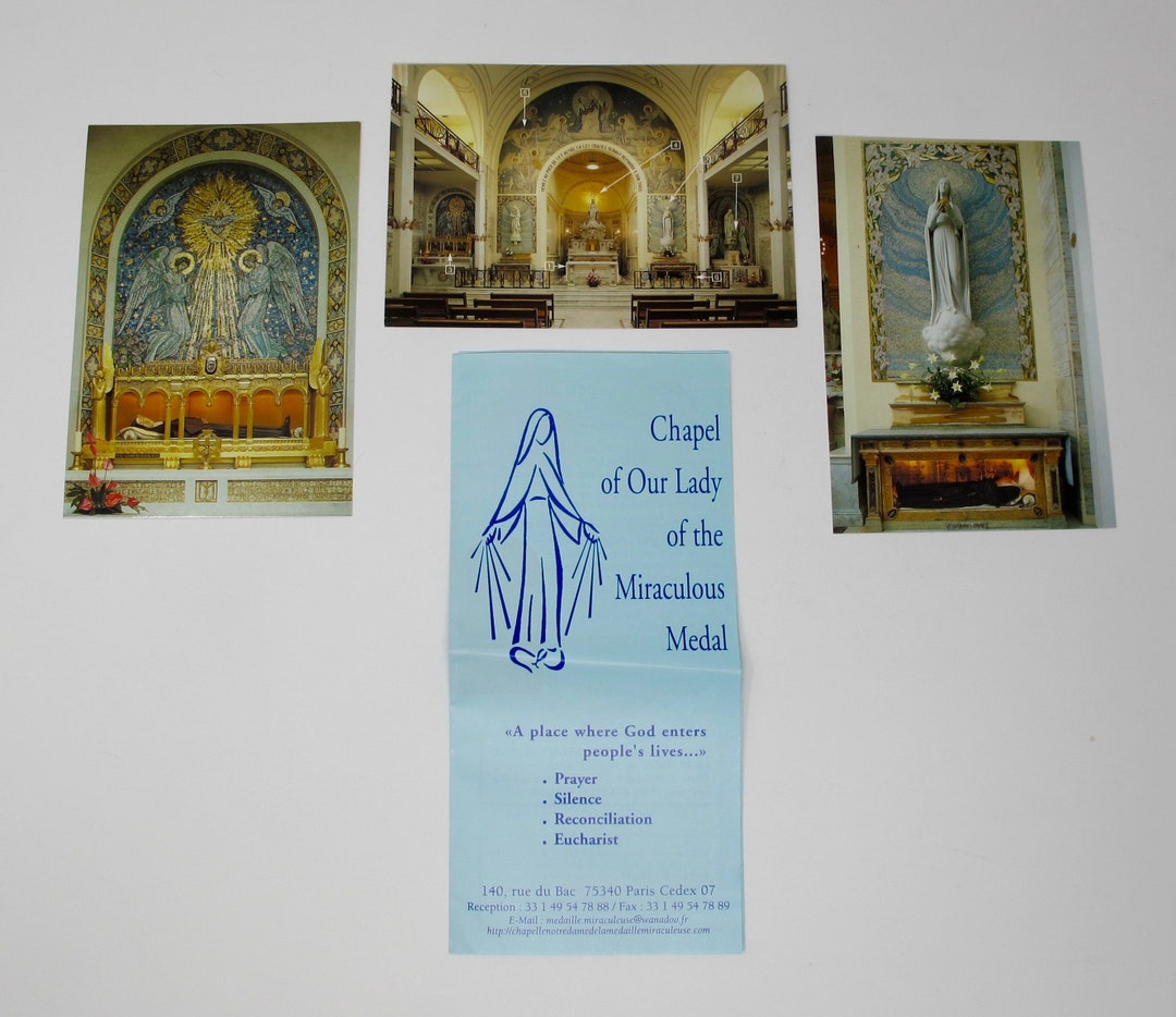 Postcards & Brochure From Chapel of Our Lady of the Miraculous Medal ...