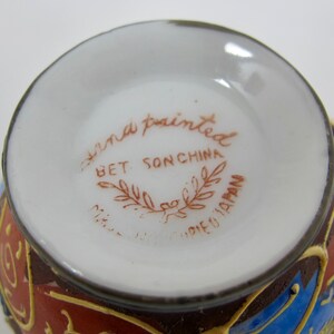 Betson China Hand-painted Porcelain Demitasse Tea Cup and Saucer Set ...