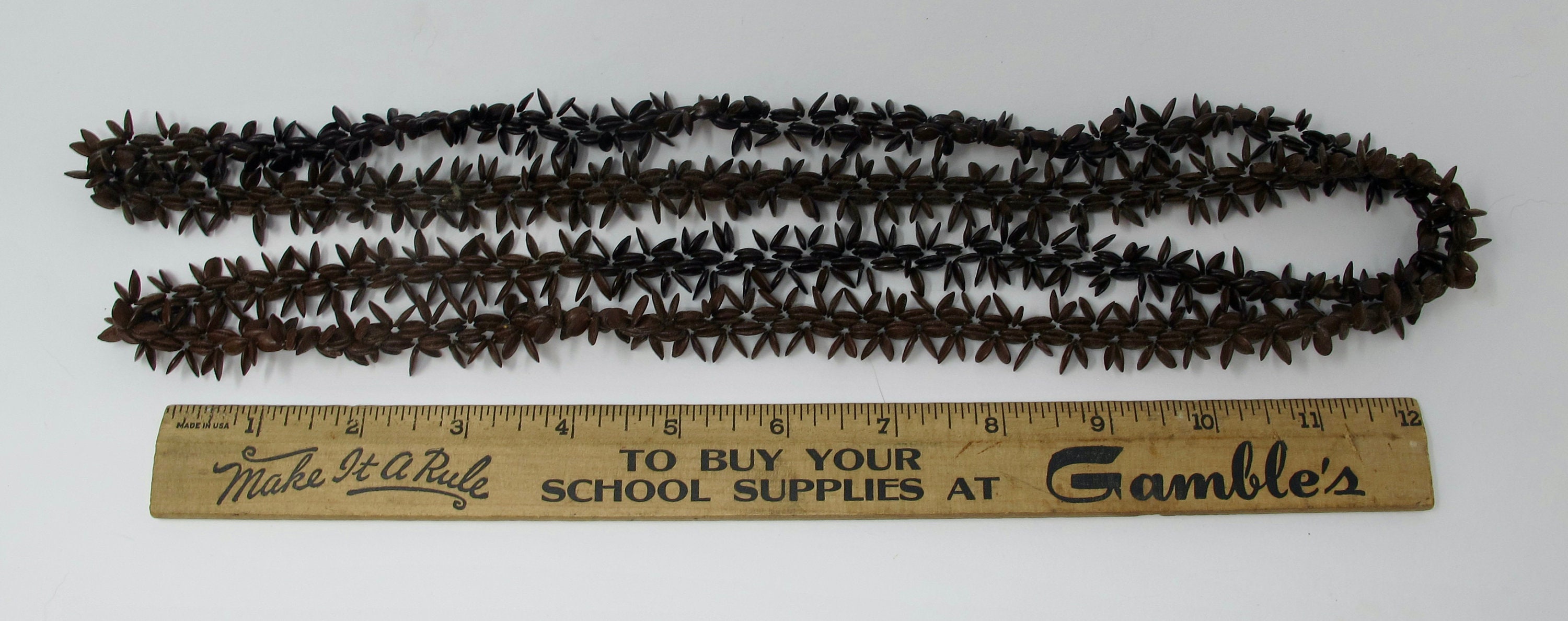 Woven Ipil-ipil River Tamarind Seed Rope Necklace - Etsy