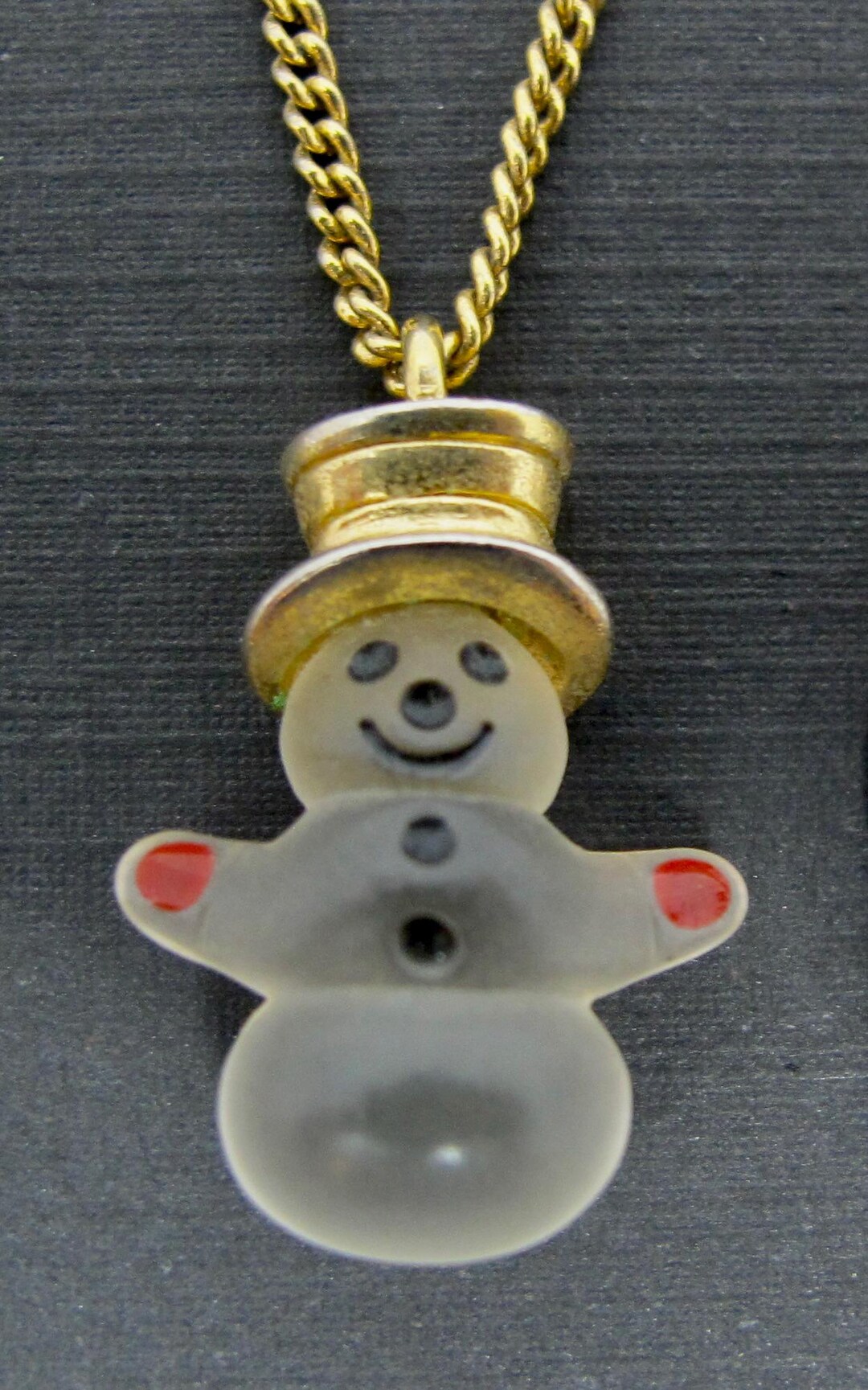 Avon Frosty the Snowman Children's Christmas Necklace - Etsy