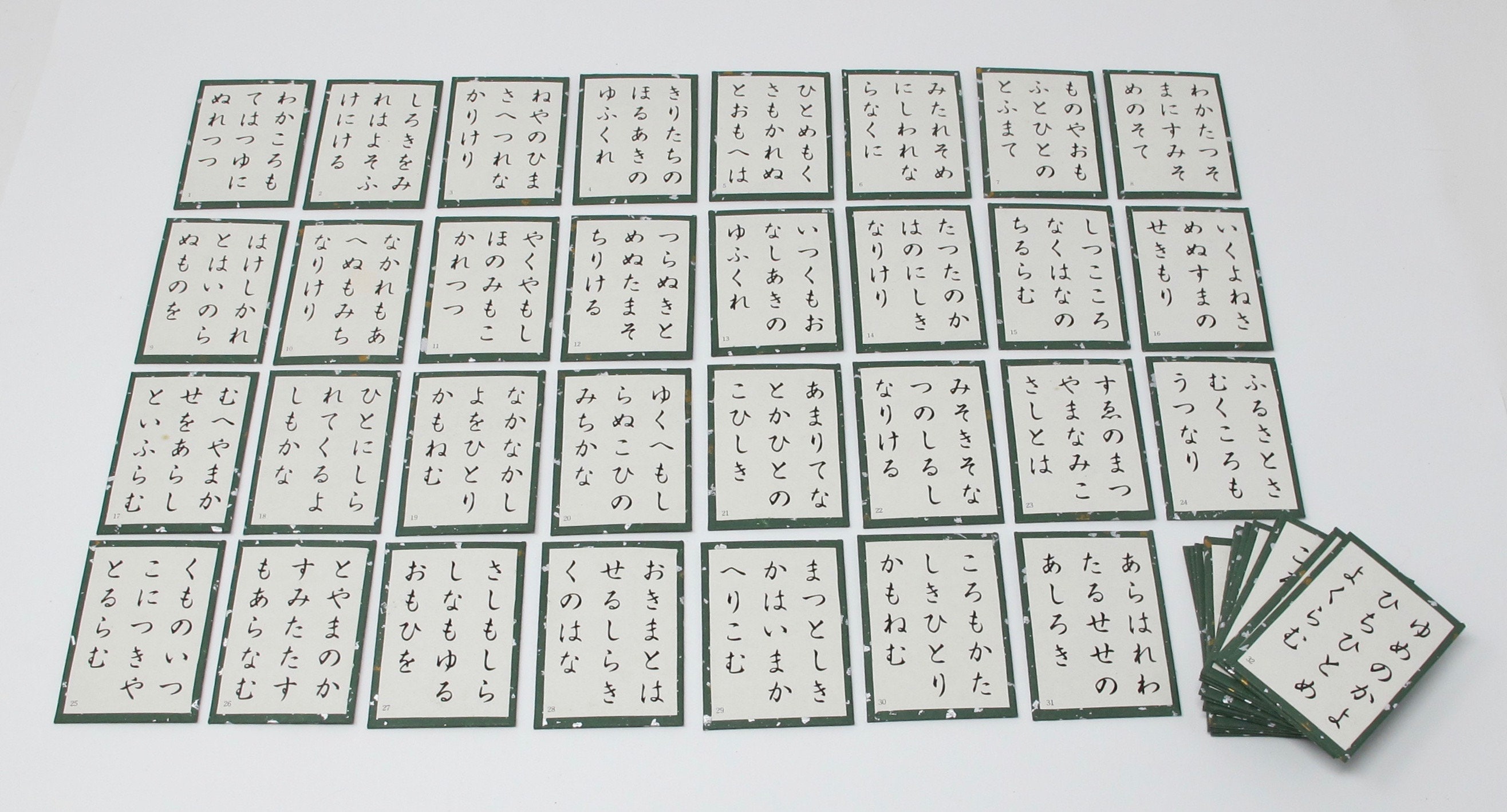 Japanese Uta-Garuta Traditional Card Game in Wooden Box | Etsy