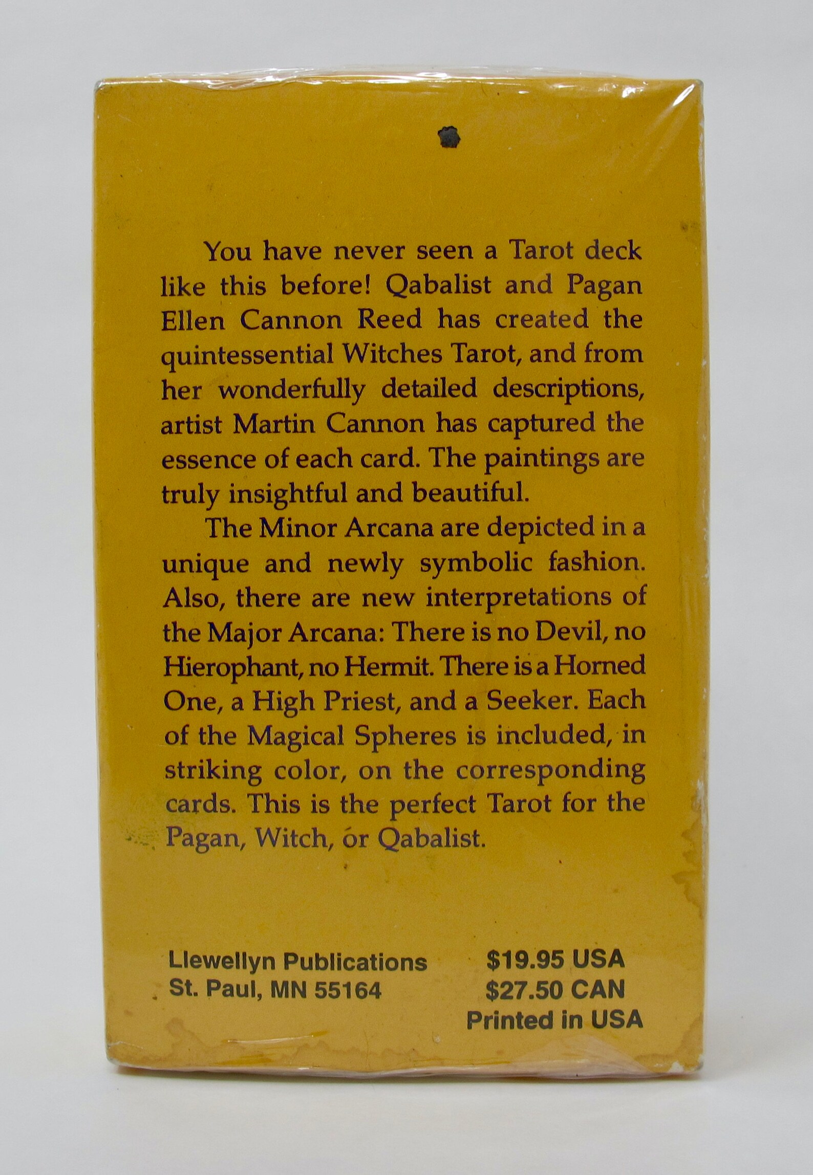 The Witches Tarot Deck & Book Set by Ellen Cannon Reed First Edition ...