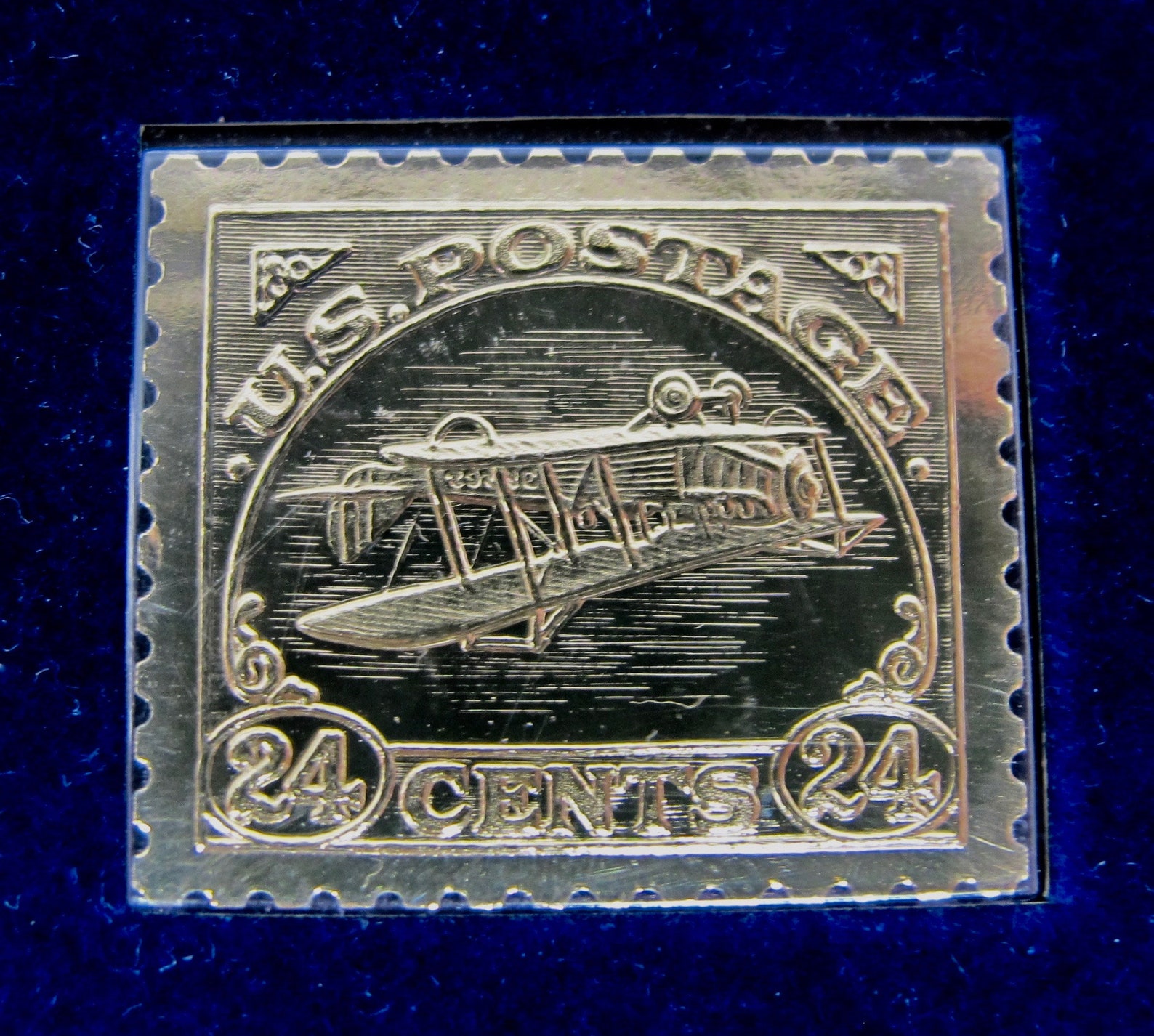 22K Gold Replica of 1918 Inverted Jenny U.S. Postage Stamp - Etsy