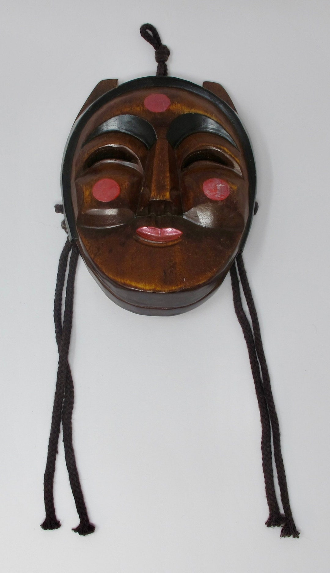 Korean Hahoetal Ceremony Bune Lady Concubine Wooden Mask - Etsy