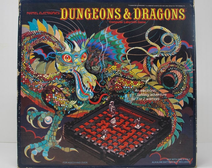 Mattel Dungeons & Dragons Computer Labyrinth Electronic Game 1980 - Etsy