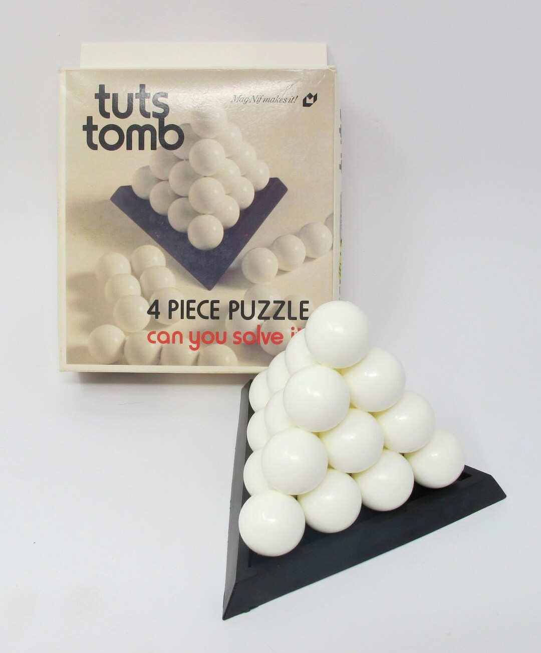 1972 Tut's Tomb King Tut Pyramid Ball Puzzle Game by Mag-nif Inc. - Etsy