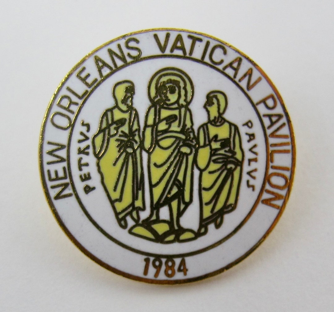 1984 Vatican Pavilion World's Fair New Orleans Tie Tack Lapel Pin - Etsy