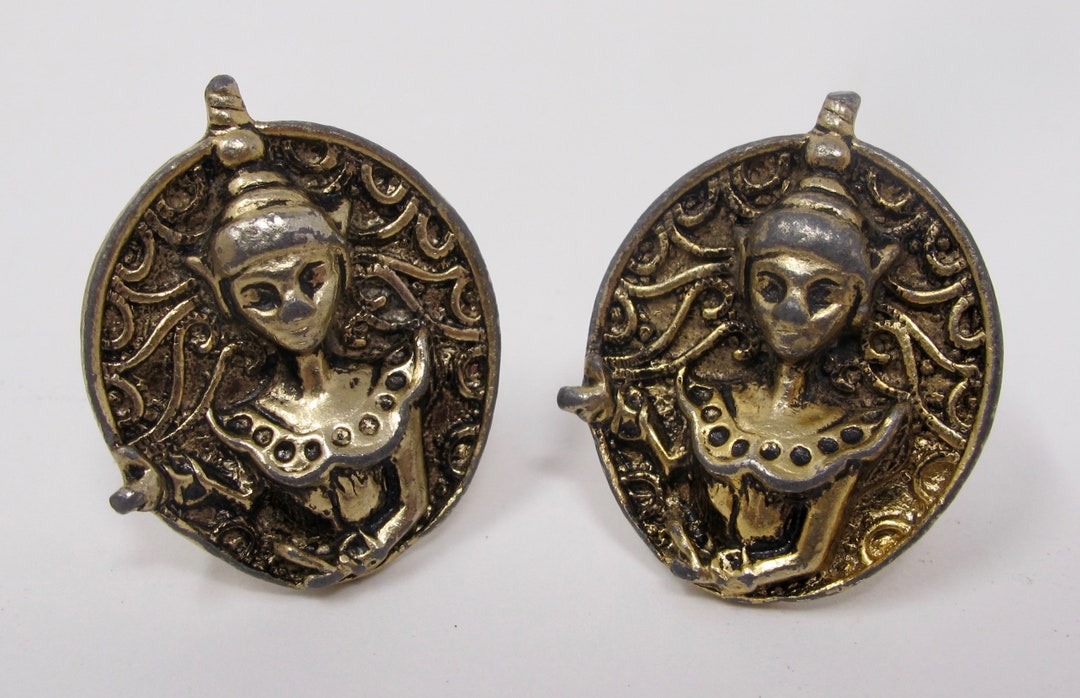 Manimekhala Lightning Goddess Cufflinks - Etsy
