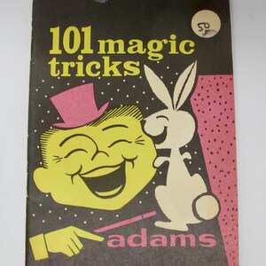 101 Magic Tricks - Adams 1960s Magic Trick Booklet by Charles M ...
