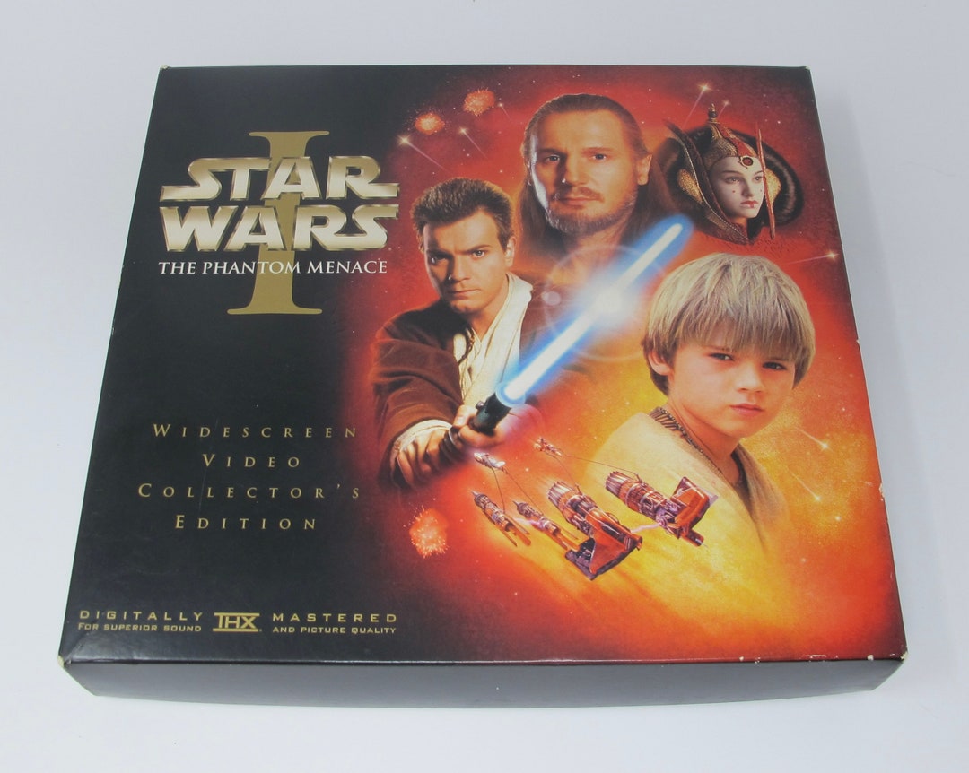Star Wars I: the Phantom Menace Widescreen VHS Video Collector's ...