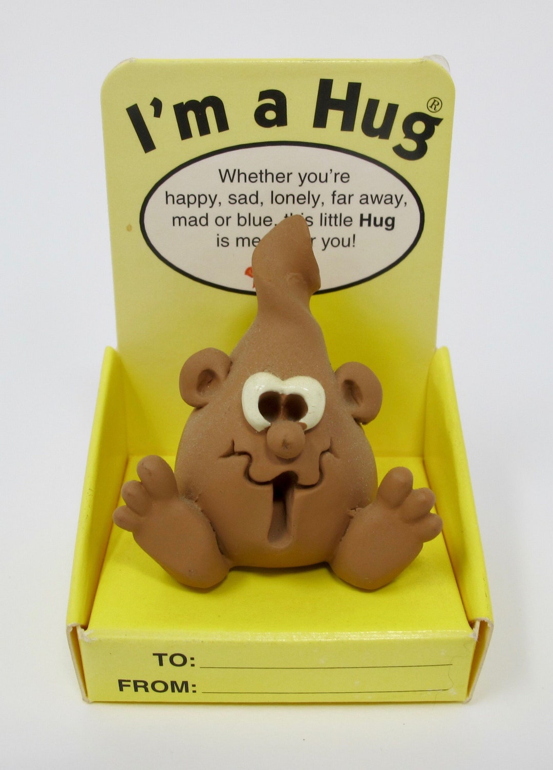 I'm A Hug Clay Figurine by Christa / the Hug Factory - Etsy
