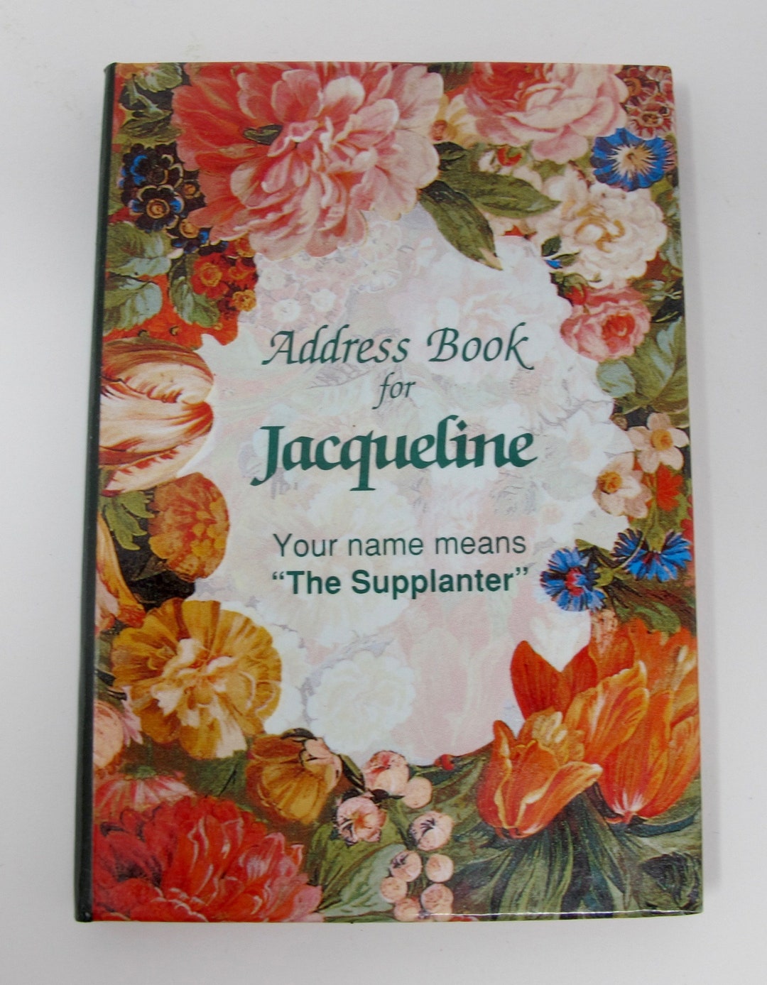 Personalized "jacqueline" Miniature Address Book (1993) - Etsy