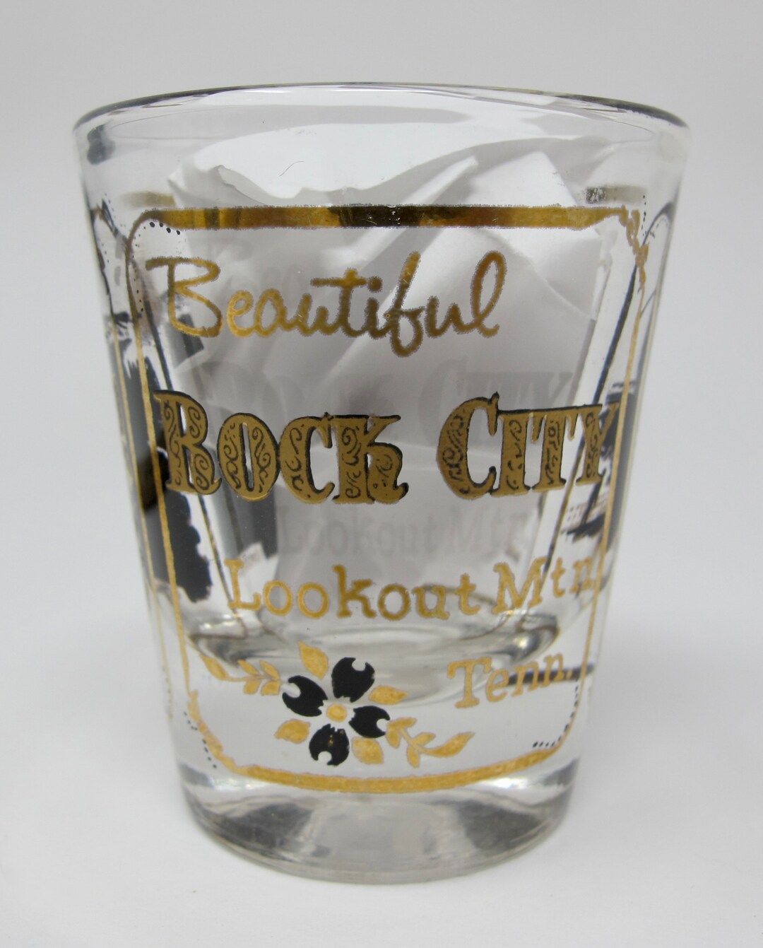 Vintage Rock City Lookout Mountain Tennessee Souvenir Shot Glass - Etsy