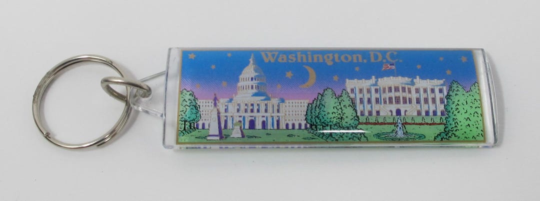 Washington D.C. Moonlight Capitol Building & White House Souvenir ...