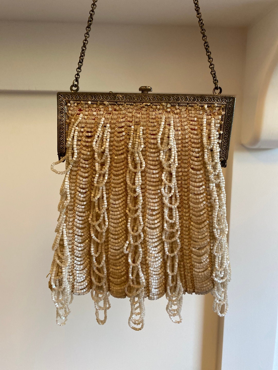 Vintage 20s Beaded Purse - Etsy