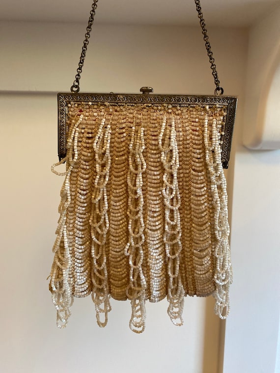 Vintage 1920s beaded purse - Gem