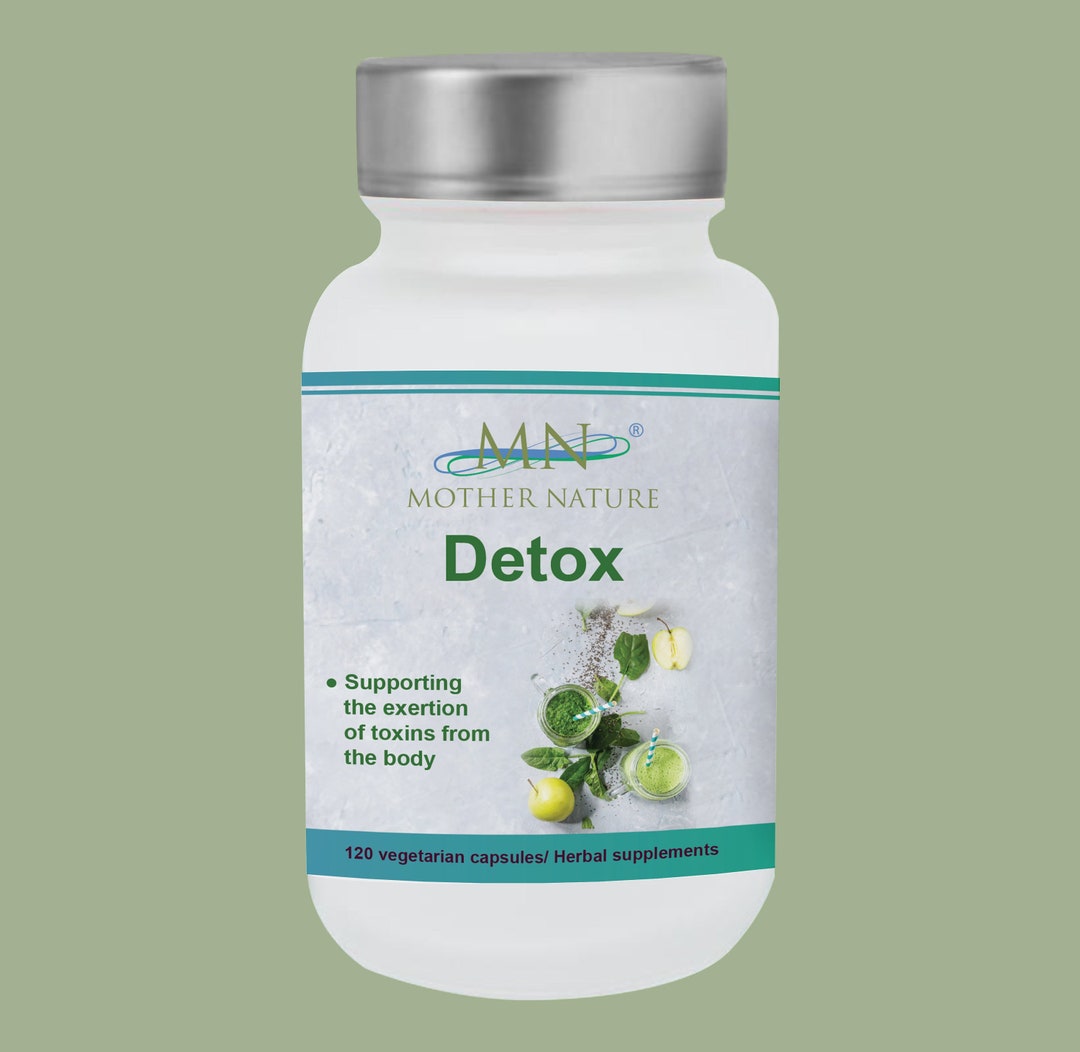 Detox Supplement 500mg 120 Capsules - Etsy