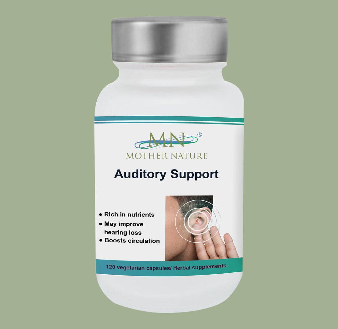 Auditory Support Supplement 1000mg 120 Capsules - Etsy