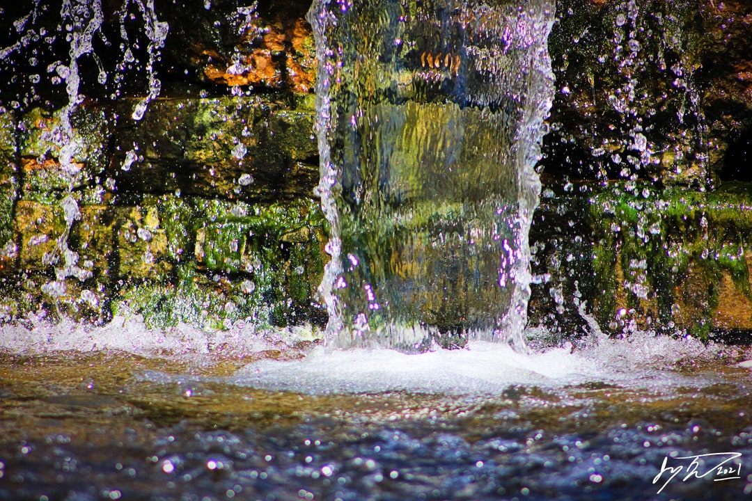 The Falls, No. 3 in Series, Waterfall Photo Print Nature Wall Decor ...